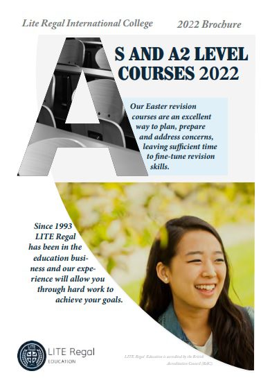 A Level Syllabus Outline Cover 2022 | Lite Regal Education